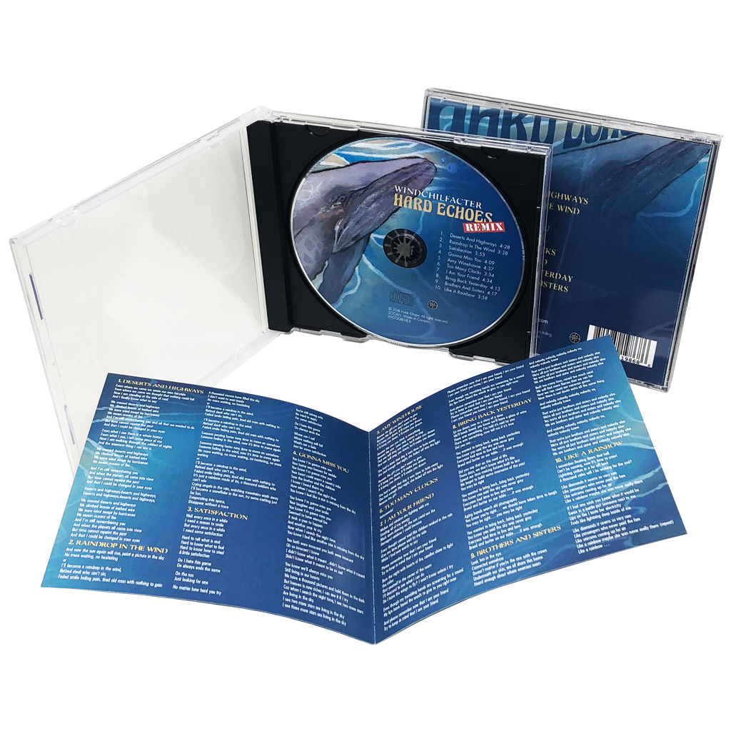 CD Duplication Prices > CD Jewel Cases with 2 Panel Inserts – Train Records